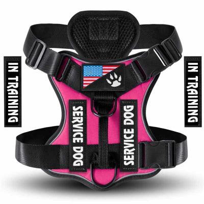 China Wholesale Dog Harness, Bulk No Pull Vest, OEM Private Label Custom Heavy Duty Adjustable Pet Harness for sale