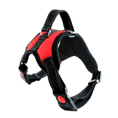 China Custom Private Label Dog Harness Wholesale Sturdy Handle Training Walking Pet Harness Bulk Shipment for sale