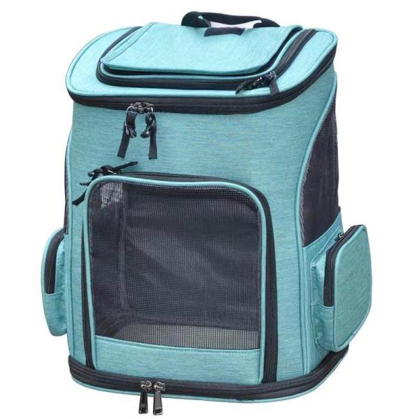 Quality Pet Backpack Carrier Wholesale, Water Resistant Hiking Pet Backpack With Side Pockets, Bulk Supply for sale