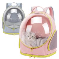 Quality Pet Backpack Carrier Bulk, Panoramic Clear Cat Backpack Breathable Pet Bag OEM for sale