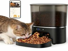 Smart Pet Feeder 6L WiFi,Anti-Jam, Dual Power Automatic Cat Dog Feeder Wholesale Showcase