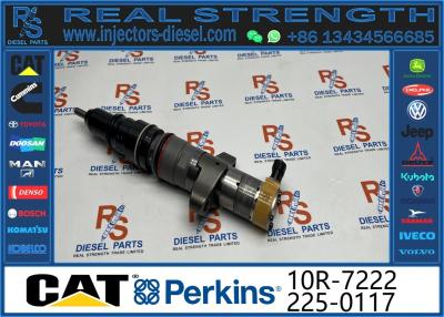 China Perkins original Perkins 10R-7222 Common Rail Diesel Fuel Injector for C7 C9 Engine Heavy Machines 10R7222 Replacement for OEM new injector original new injector for sale