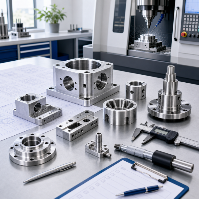 CNC workshop and custom machined parts
