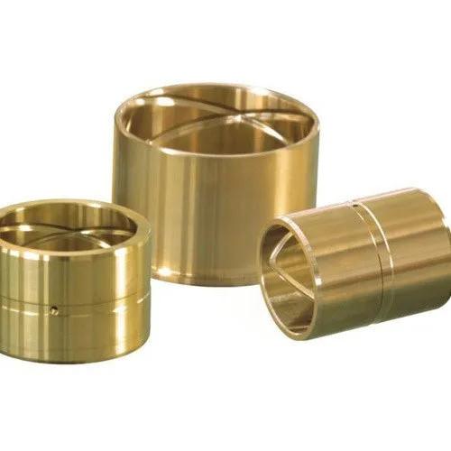 Custom brass CNC components with detailed machining