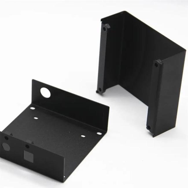Industrial CNC machined aluminum parts with various finishes