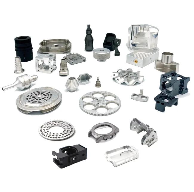 CNC machined automotive body part with anodized surface