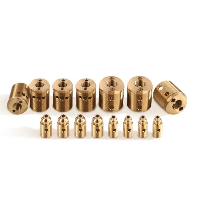 CNC machined brass auto parts for new energy vehicles
