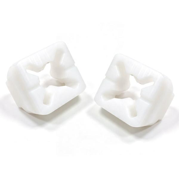 Quality Precision Four Way Custom Machined Plastic Parts Pom Cnc Natural White for sale