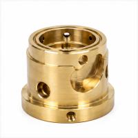 China Custom CNC Brass Eccentric Worm Gear Housing Complex Cavity for sale