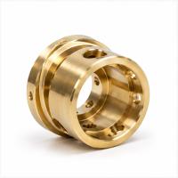 China Custom CNC Brass Eccentric Worm Gear Housing Complex Cavity for sale