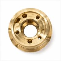 China Custom CNC Brass Eccentric Worm Gear Housing Complex Cavity for sale