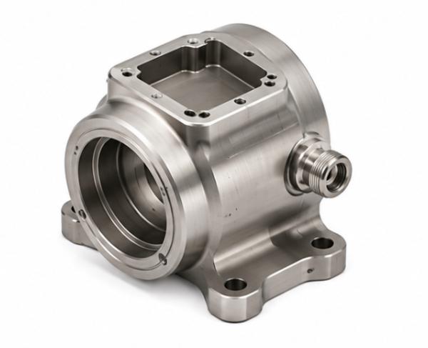 Quality 5 Axis Titanium CNC Machining Parts Sensor Housing For Industrial Detection Equipment for sale