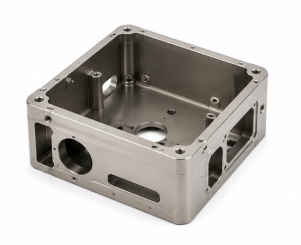 Quality 5 Axis Cnc Titanium Parts Equipment Housing High Precision Square Enclosure For Industrial Electronic Devices for sale