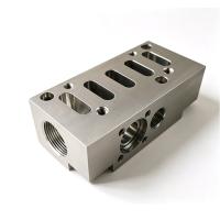 Quality CNC Custom Machined Aluminum Parts Hydraulic Pneumatic Manifold Block Precision for sale