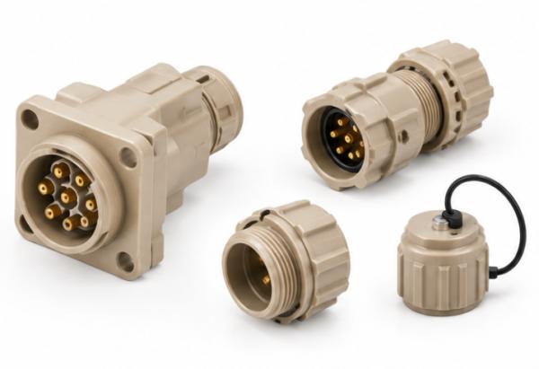 Quality High Performance Cnc Machined Plastic Parts PEEK Precision Electrical Connector for sale