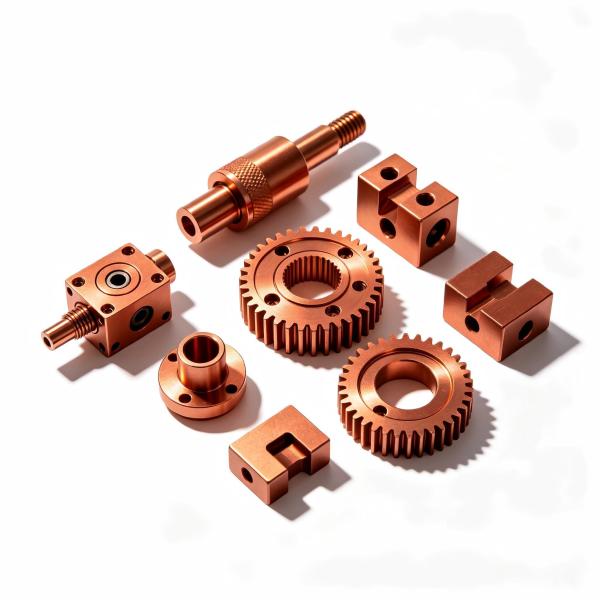 Quality CNC Copper Parts Wear Resistant Bronze High Volume Turned Milled Components for sale