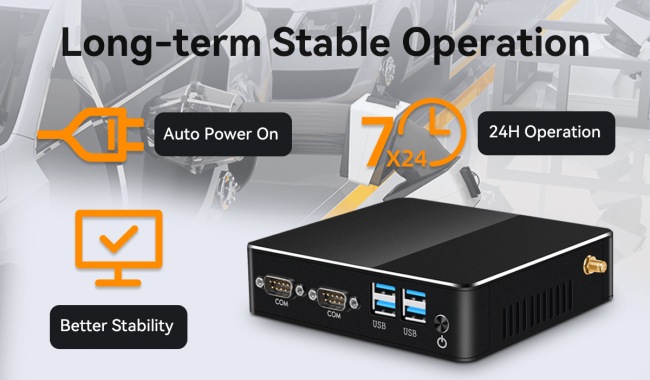 Intel Core i7 8550U Fanless Industrial PC With DDR4 16G RAM mSATA Hard Disk WiFi