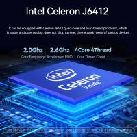 China Intel Celeron J6412 Quad Core 4 Thread 6 LAN Linux 1U Server With Console And Fan for sale