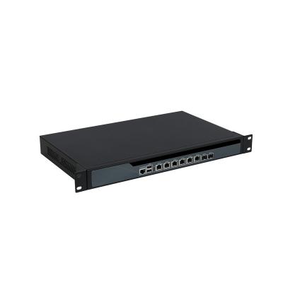 China 3865U 1U Server 6 LAN 2 Fiber Optic Linux Firewall Router Server With Fan for sale