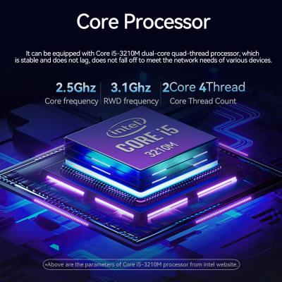 China DDR3 8G RAM 1U Firewall Router Server 8LAN Intel Celeron And Core Series for sale