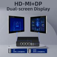 China Industrial Fanless Mini Computer Linux Intel N100 DDR4 16G RAM 4LAN Dual COM for sale