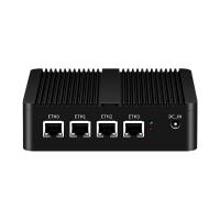 China Inter N100 DDR5 16GB Mini Firewall PC With Linux Four LAN Software Router for sale