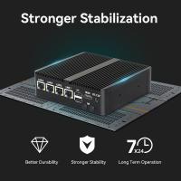 China DDR4 RAM 32GB Fanless PC Intel Celeron Series J6412 Processor Industrial Mini PC for sale