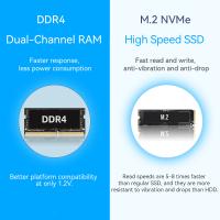 China DDR4 RAM 32GB Fanless PC Intel Celeron Series J6412 Processor Industrial Mini PC for sale