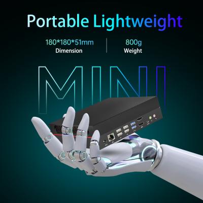 China Intel Core i7 12700H Mini Portable Gaming PC DDR4 4GB Discrete Graphics Card Mini PC for sale
