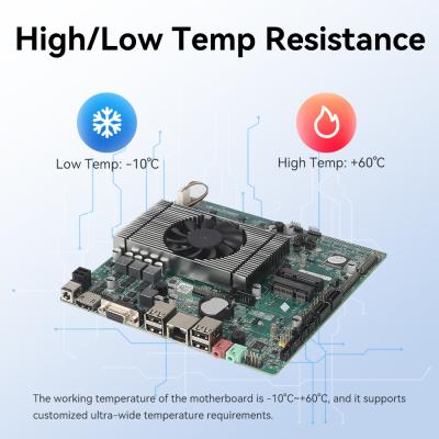 China Single LAN DDR3L 3317U X86 Mini Motherboard Intel 2th 3th Generation Core Processor for sale