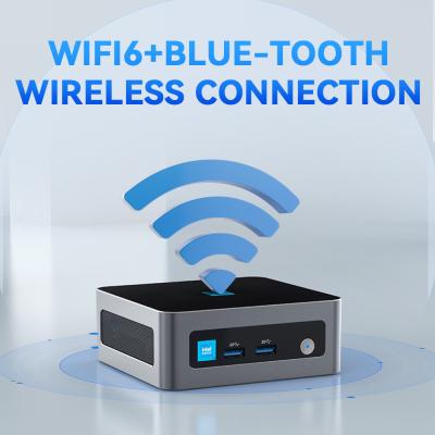 China 12th Gen N100 Processor Intel Mini PC DDR4 32GB With Single LAN Dual HDMI for sale