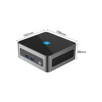 China 12th Gen N100 Processor Intel Mini PC DDR4 32GB With Single LAN Dual HDMI for sale
