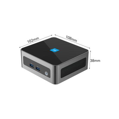 China 12th Gen N100 Processor Intel Mini PC DDR4 32GB With Single LAN Dual HDMI for sale