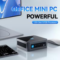 China 12th Gen N100 Processor Intel Mini PC DDR4 32GB With Single LAN Dual HDMI for sale