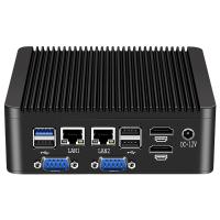 China Industrial Intel Celeron N4000 Mini PC RS485 Linux DDR4 8GB Fanless Mini Computer for sale