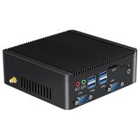 China Industrial Intel Celeron N4000 Mini PC RS485 Linux DDR4 8GB Fanless Mini Computer for sale