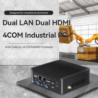 China Industrial Intel Celeron N4000 Mini PC RS485 Linux DDR4 8GB Fanless Mini Computer for sale