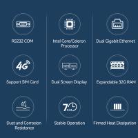 China Intel Celeron J6412 Industrial PC With Dual COM Dual LAN And Linux for sale