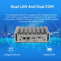 China Intel Celeron J6412 Industrial PC With Dual COM Dual LAN And Linux for sale