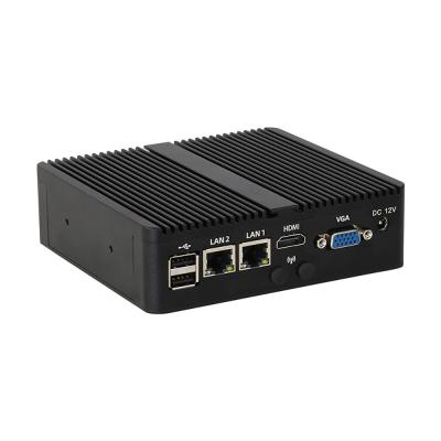 China Linux Fanless PC With Dual COM M.2 Storage Industrial Intel J6412 Mini PC for sale