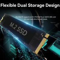 China Intel Celeron Series Processor Custom Mini PC With Dual COM And HDMI For Industrial for sale