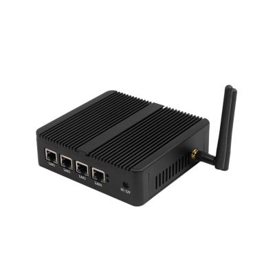 China Intel J1900 Mini PC Firewall PFsense 4 Gigabit LAN Windows 10 Supports Dual Display for sale