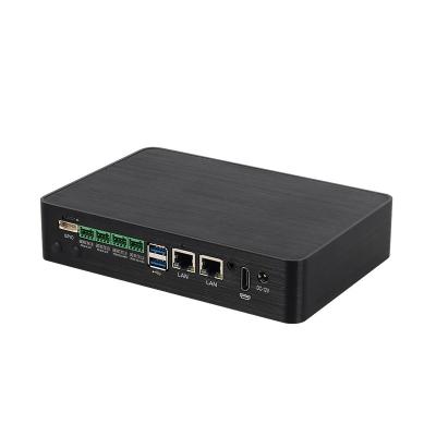 China Dual LAN 4COM ARM RK3568 Industrial PC DDR4 8G EMMC 16G Android 11 Embedded Mini PC for sale