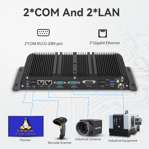 Quality Intel Core I5 I7 Fanless Industrial PC With Quad Cores Eight Threads Processors for sale