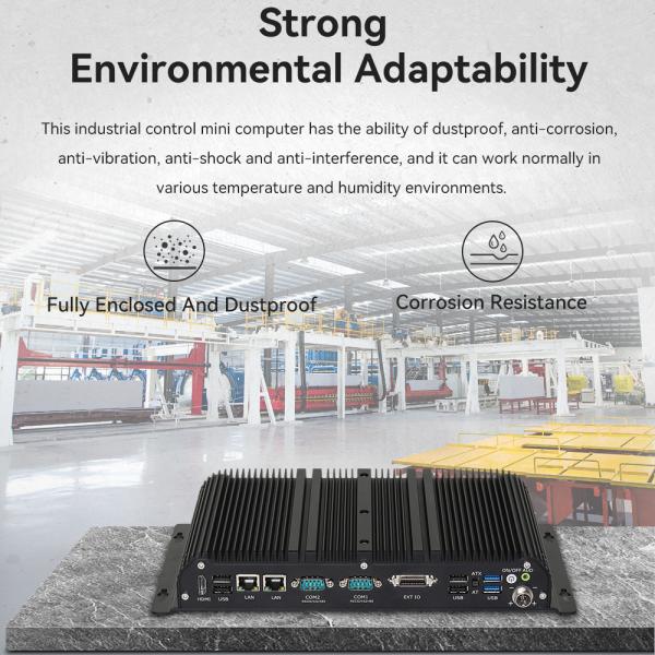Quality Intel Core I5 I7 Fanless Industrial PC With Quad Cores Eight Threads Processors for sale