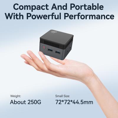 China Intel Celeron N5105 Mini Computer LPDDR4X RAM 8G With TF Slot And Fan For Home Office for sale