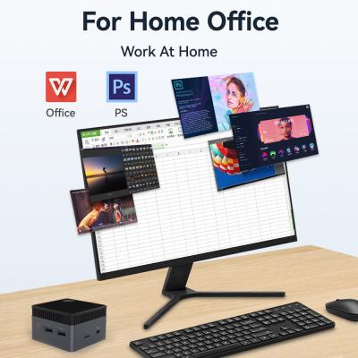 China Intel Celeron N5105 Mini Computer LPDDR4X RAM 8G With TF Slot And Fan For Home Office for sale