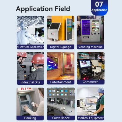 China Fanless Industrial Touch Panel PC Intel Celeron J4125 DDR4 With Dual LAN GPIO for sale