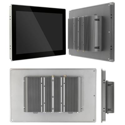 China Fanless Industrial Touch Panel PC Intel Celeron J4125 DDR4 With Dual LAN GPIO for sale