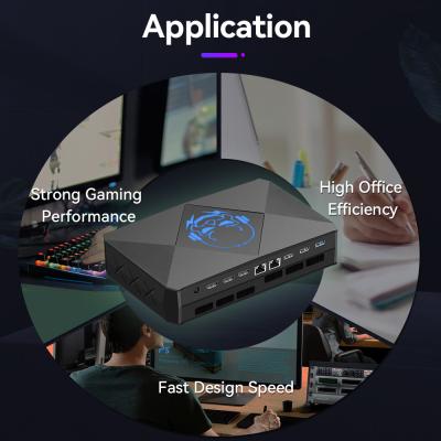 China Intel Core I9 Series Gaming PC With Dual DDR5 64G Dual LAN Three HDMI for sale